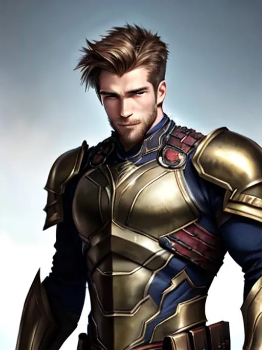 award winning portrait painting of a red headed man... | OpenArt