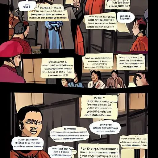 Make a 2 page komiks with dialogue in tagalog of nol...