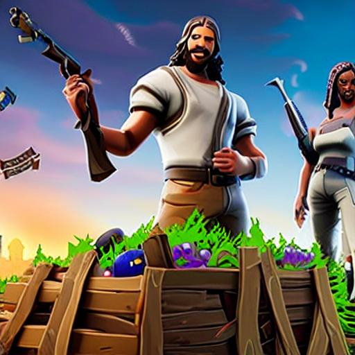 Jesus with Fortnite RPG | OpenArt