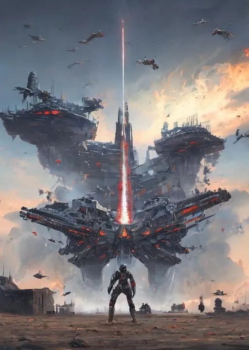 Cyberpunk mechs, Riots in the streets, corporate cor... | OpenArt