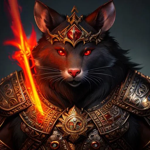 an anthropomorphic rat, mythological creature, large... | OpenArt