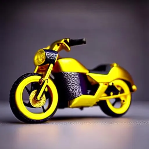 a mikro dwarf riding a huge motorcycle, ultra realis...