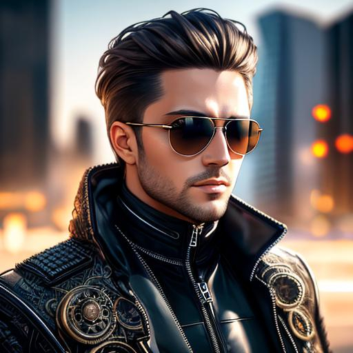 full body shot, a hyper realistic ultra detailed ful...