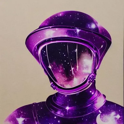 purple space man | OpenArt