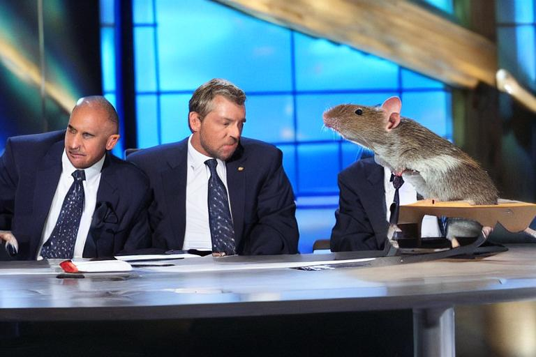 rat judges sharktank rat rodent realistic | OpenArt