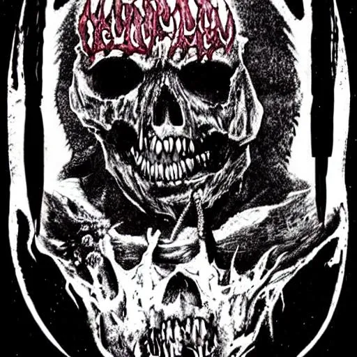 a satanic devil eating humans all bloody and full of... | OpenArt