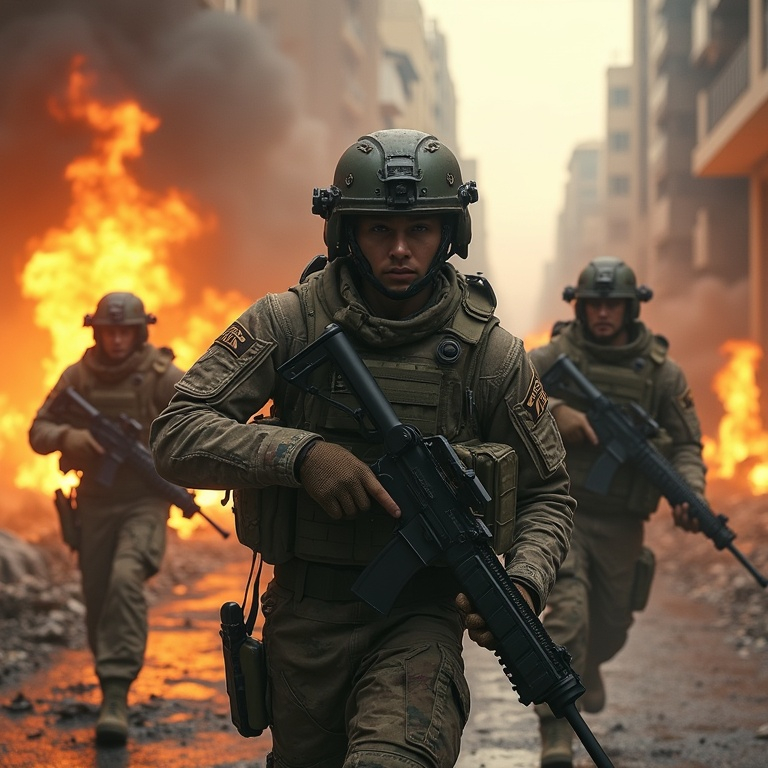 "A hyper-realistic depiction of multiple 'Cordix' un...