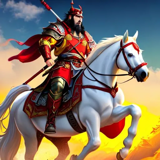 /imagine prompt: color photo of a legendary warrior... | OpenArt