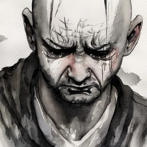 a creepy man | OpenArt