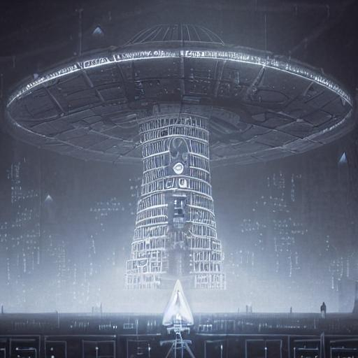 Panopticon machine in dystopian dark future controll... | OpenArt
