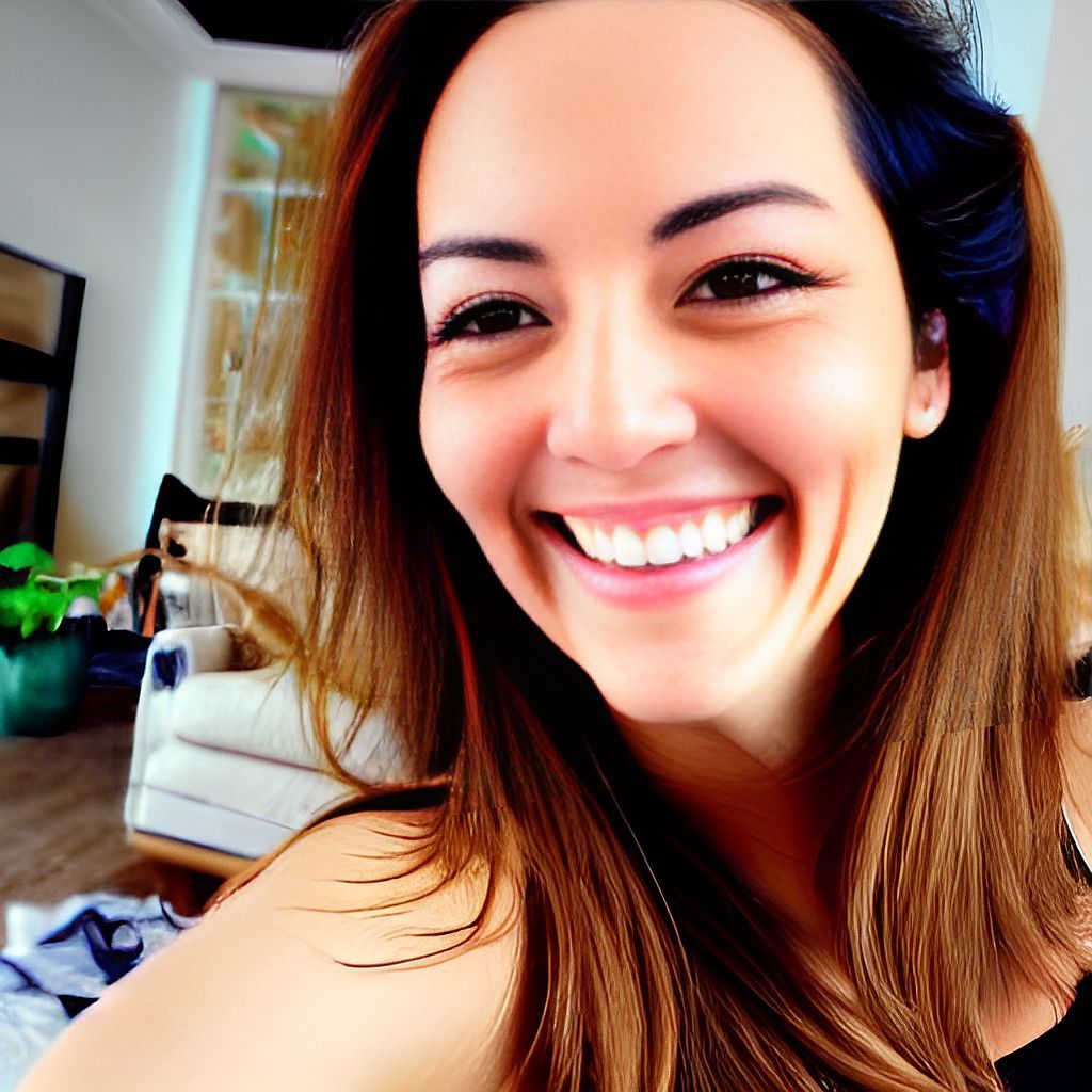 An Instagram Milf Smiling Photorealistic Hyper Rea