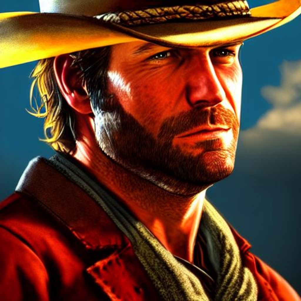 dreamy portrait of arthur morgan | OpenArt