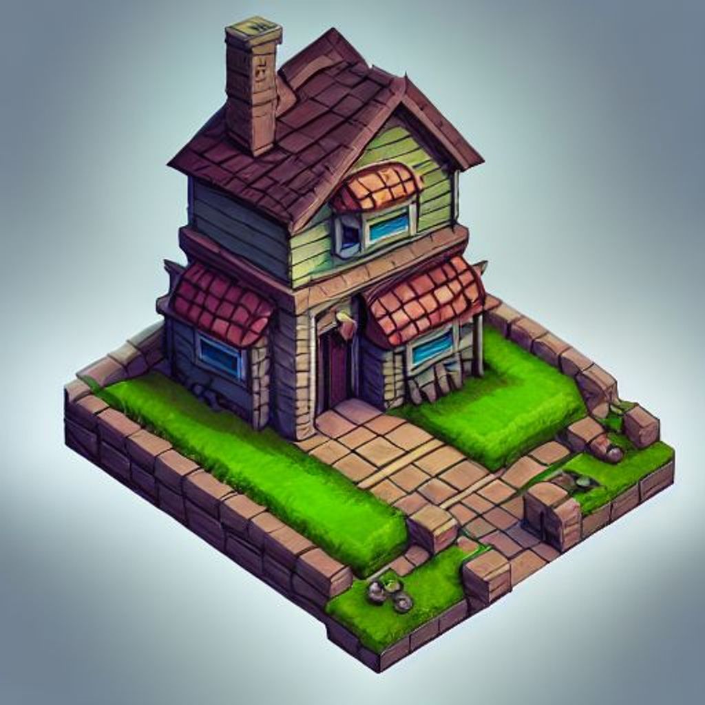 isometric house