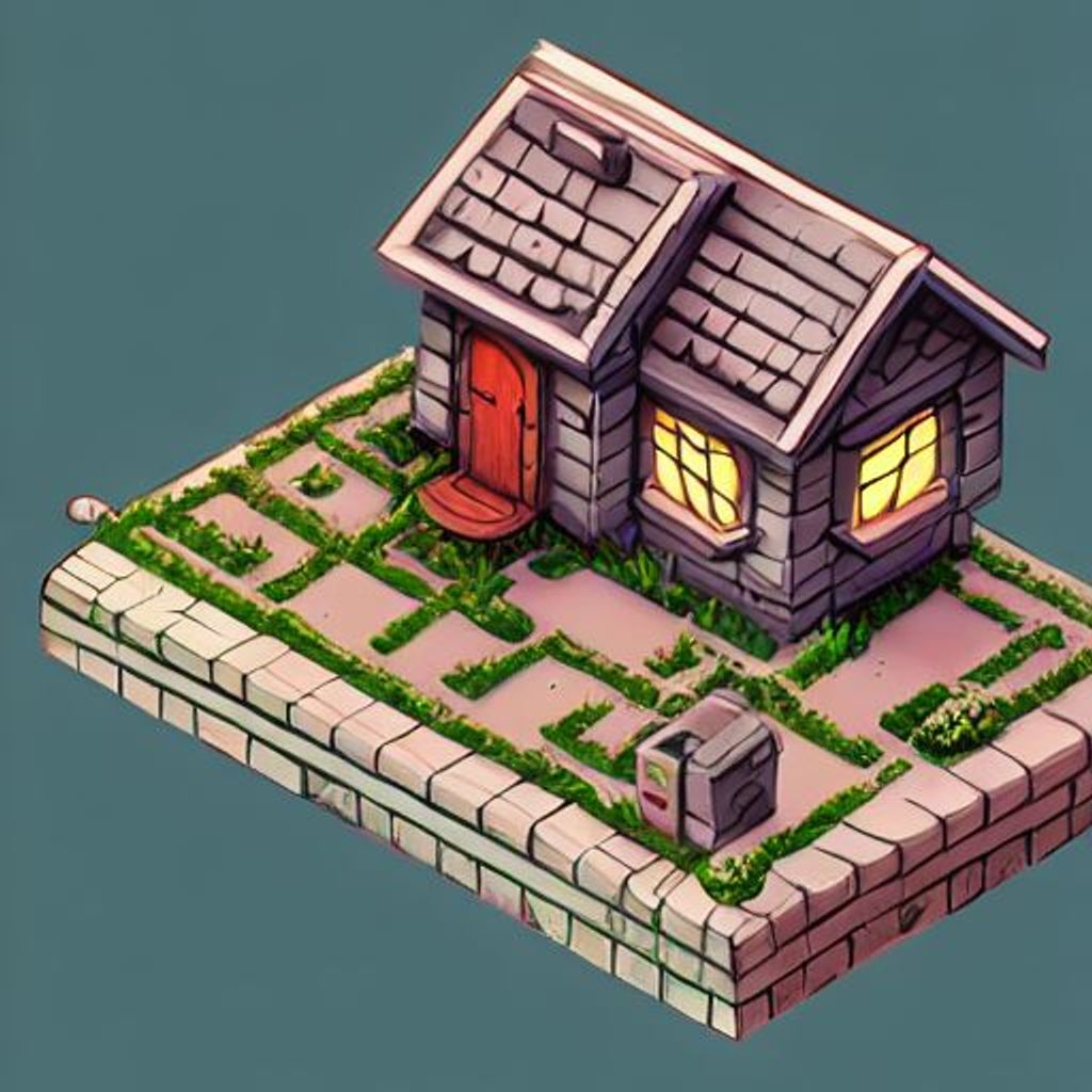 isometric house
