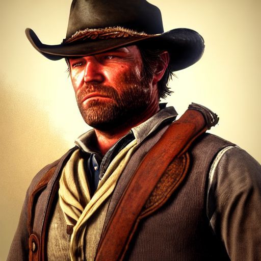 dreamy portrait of arthur morgan from red dead redem... | OpenArt