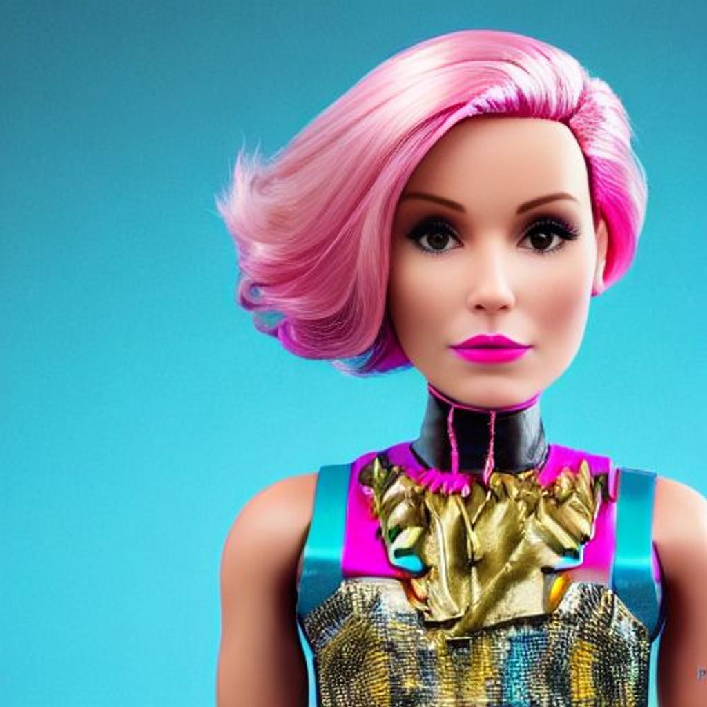 Noomi Rapace as Barbie doll | OpenArt