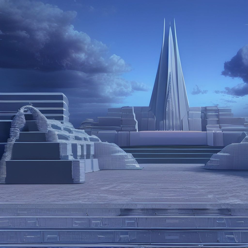 Temple in development