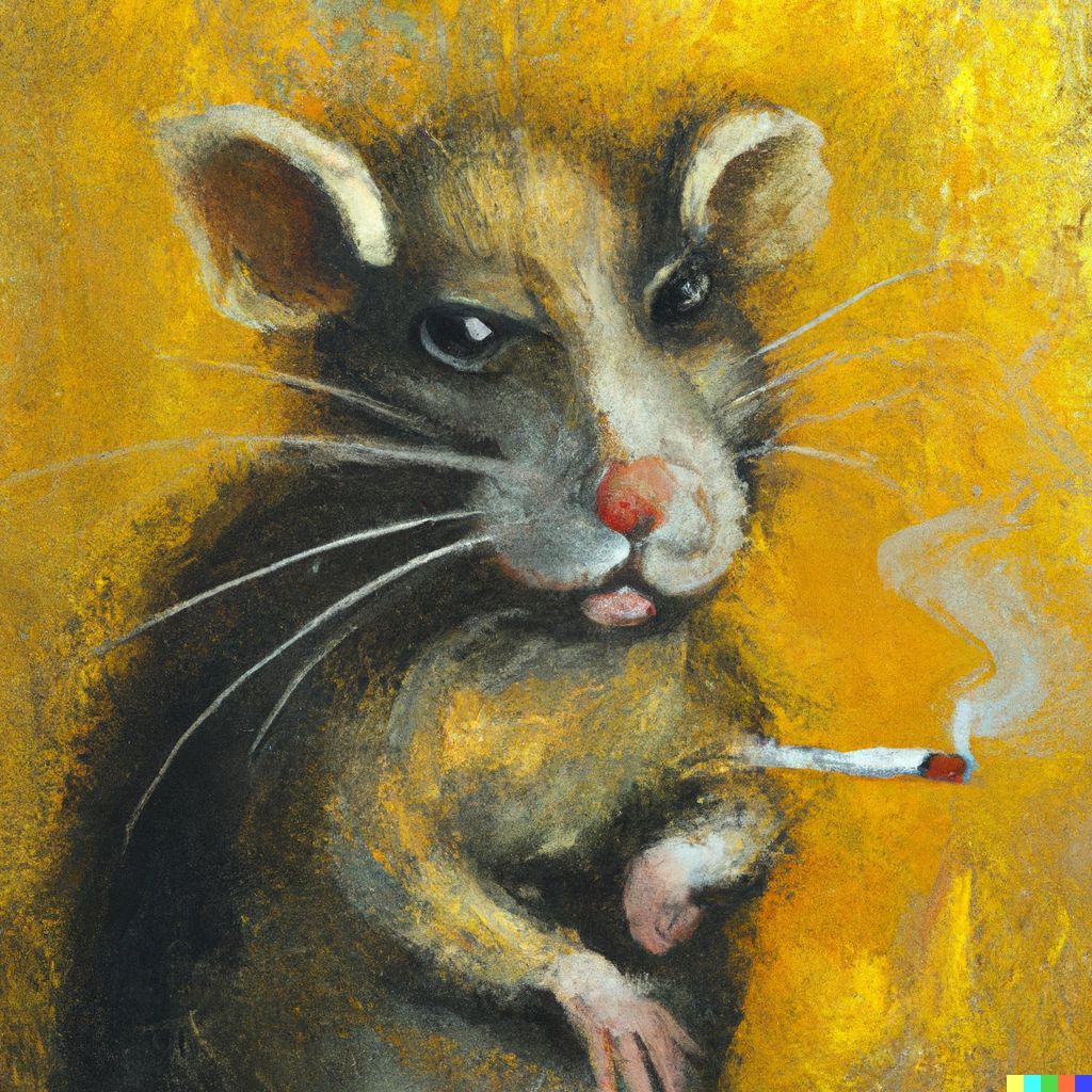 Rat smoking | OpenArt