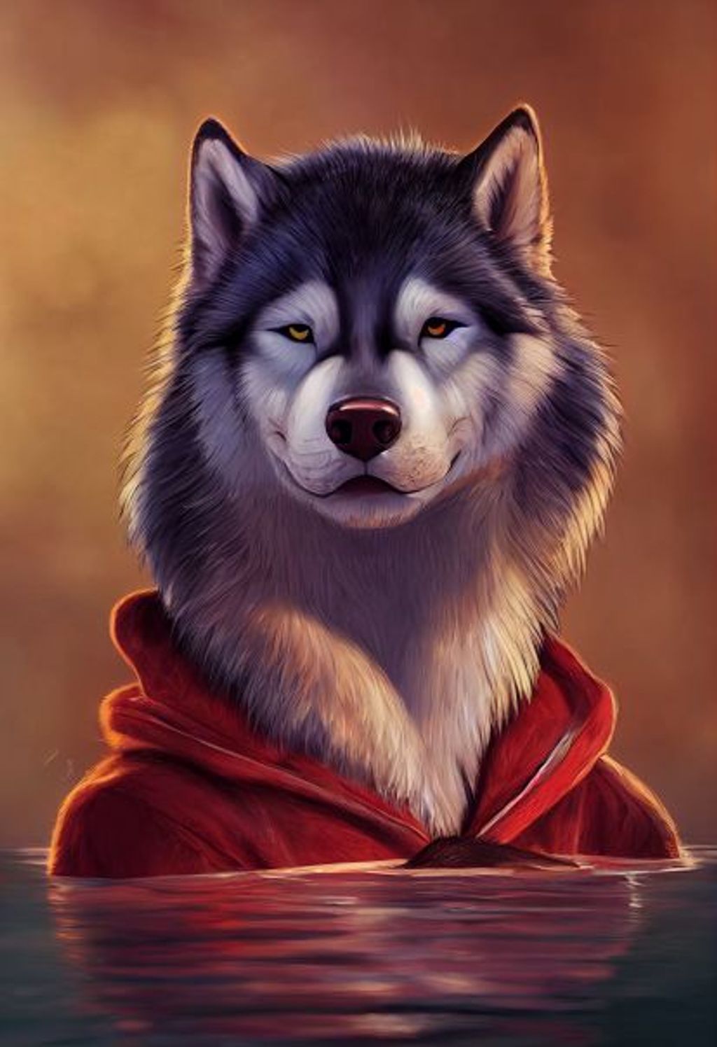 A cute wolf cub extremely detailed, realistic. Krenz... | OpenArt