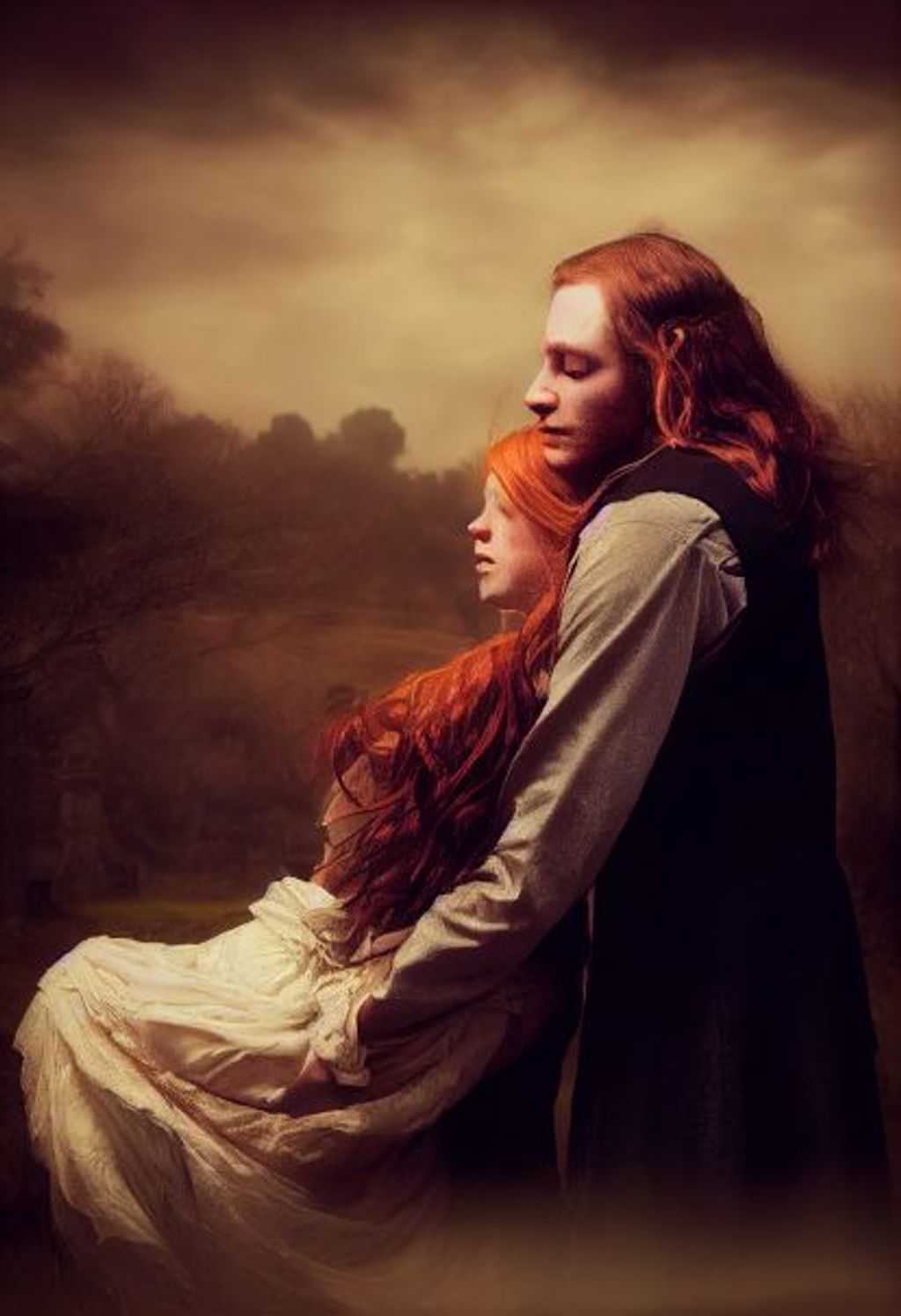 Mia Wasikowska as a mother and Amybeth McNulty as a... | OpenArt