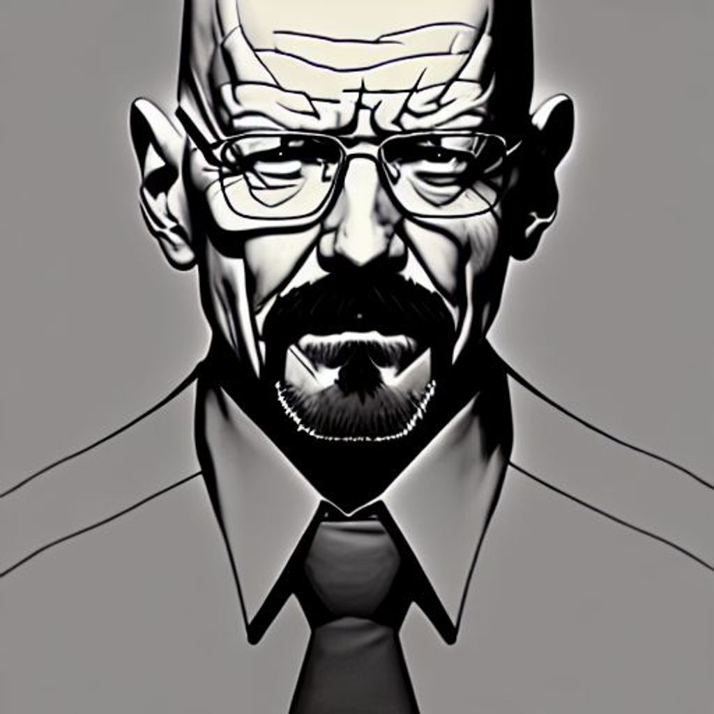beautiful portrait of walter white doing the guilty... | OpenArt