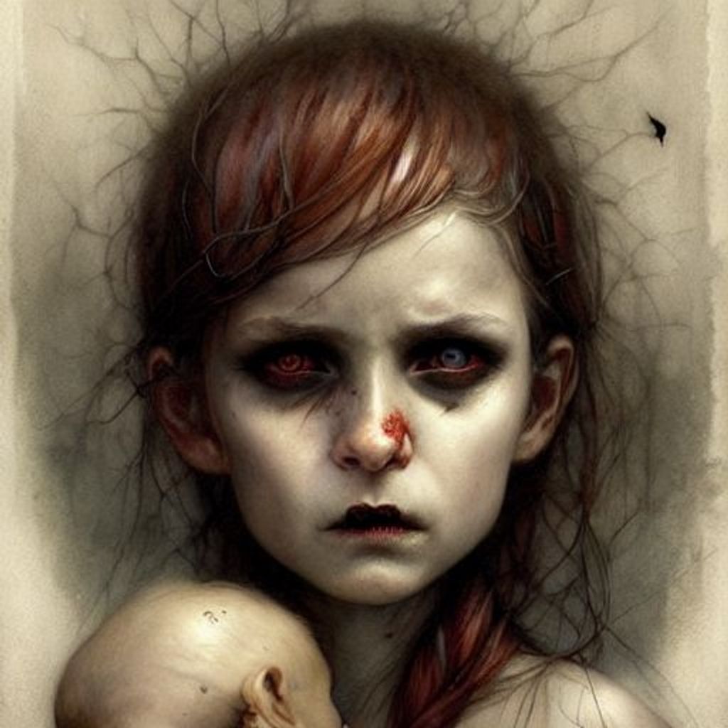 beautiful kids vampire | esoteric symbolism | jean