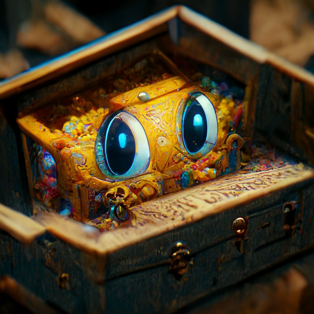 treasure chest in the attic | OpenArt