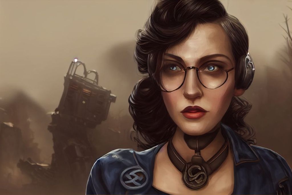 Style of Bethesda's Fallout, character concept, mix... | OpenArt
