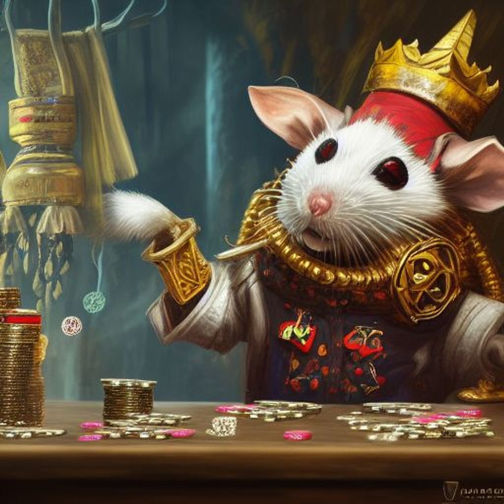 Rat King Ready To Play Dice | OpenArt