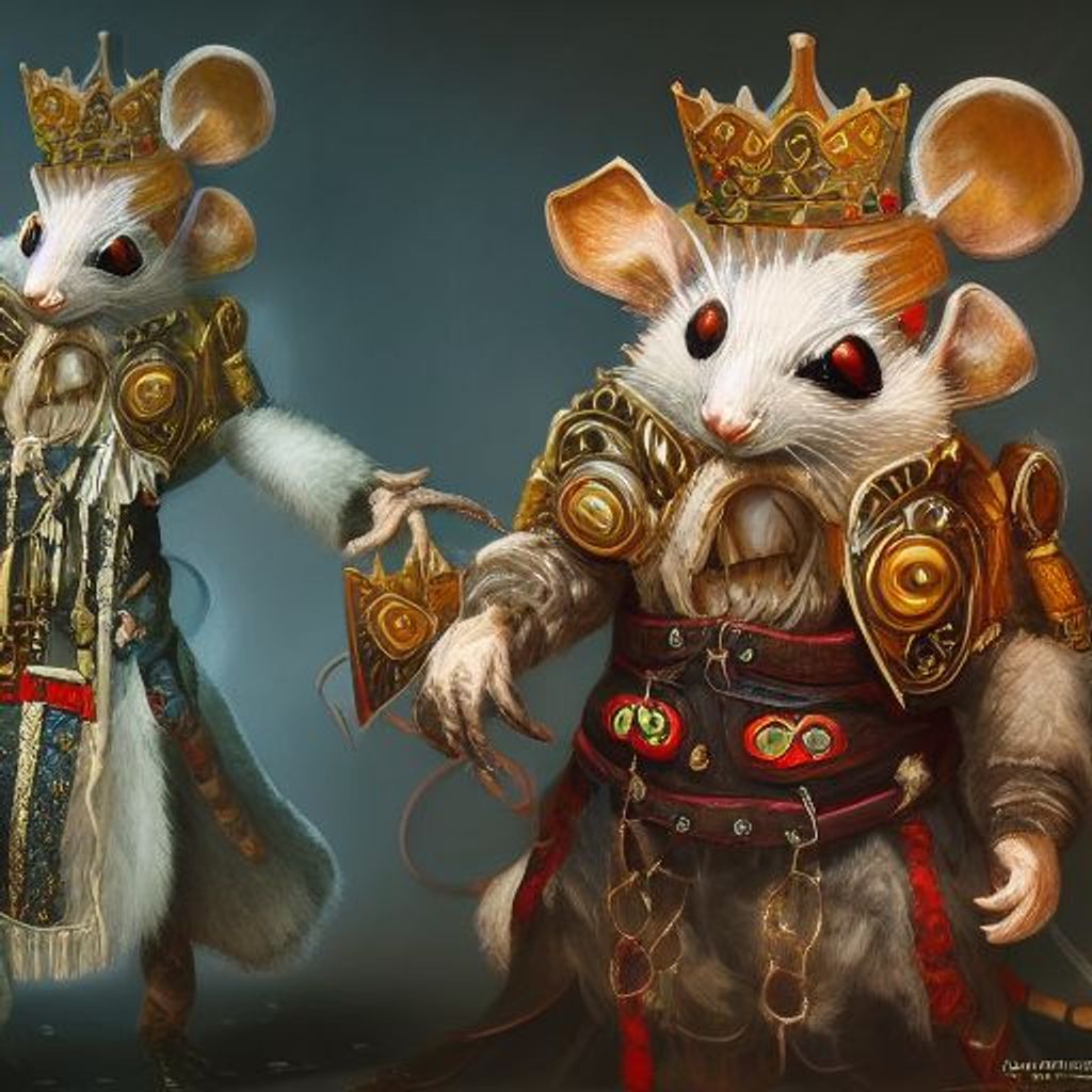 Rat Kings Trying Out Their New Clothes | OpenArt