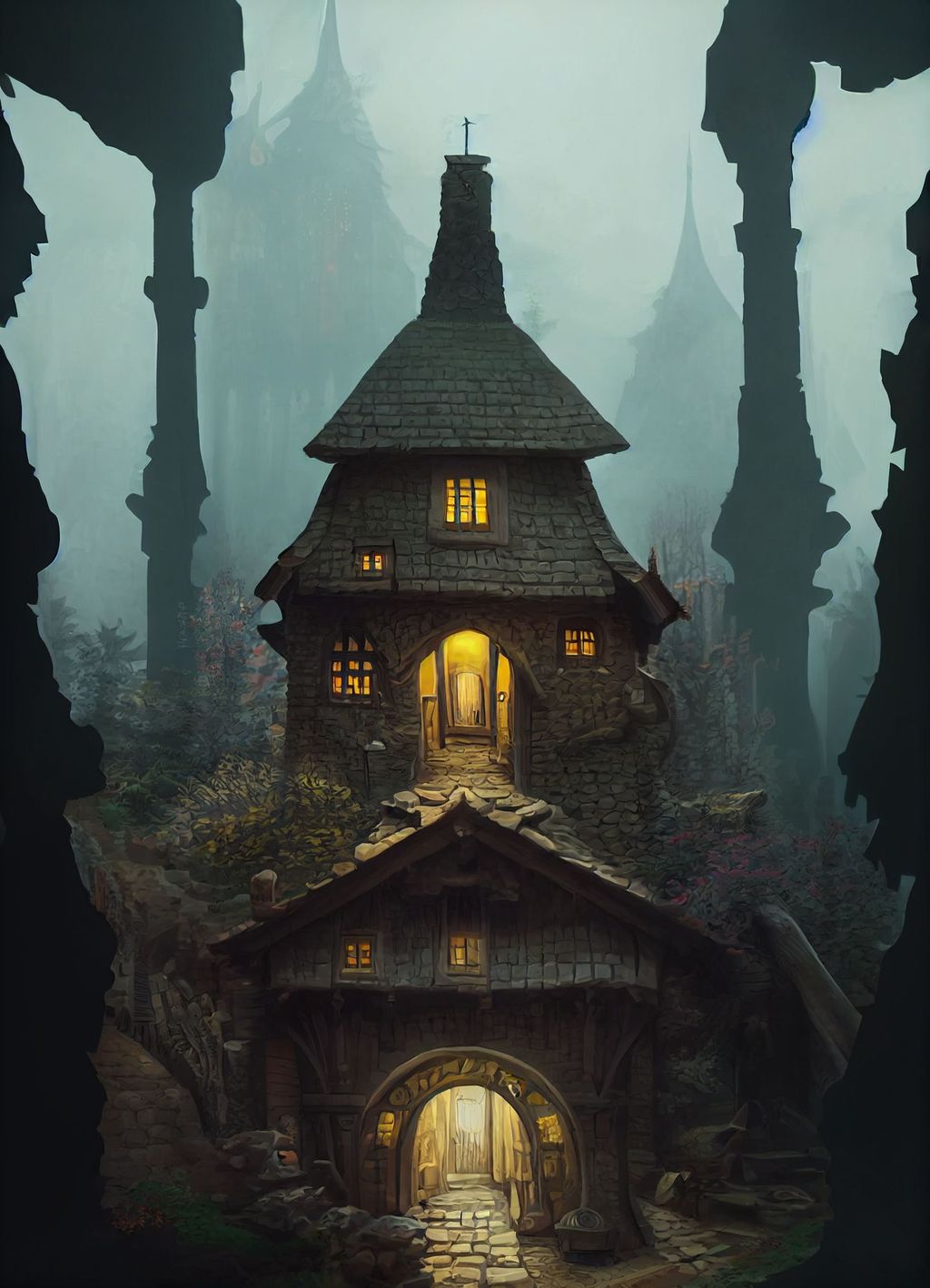 The magician's house | OpenArt