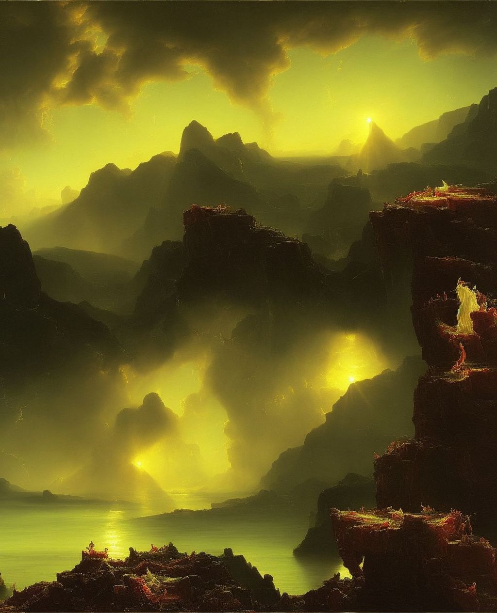 Seas would rise when I gave the word, epic art, thom... | OpenArt