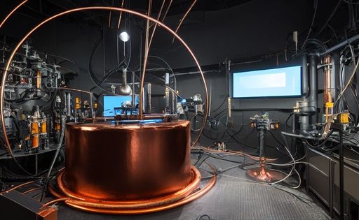 High tech copper laboratory | OpenArt