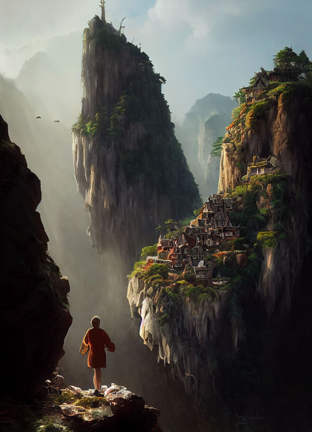 Mountain village | OpenArt