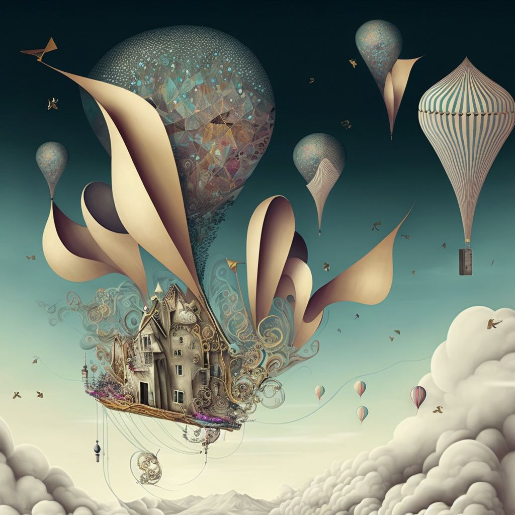 vector dreams, surrealism contemporary art | OpenArt
