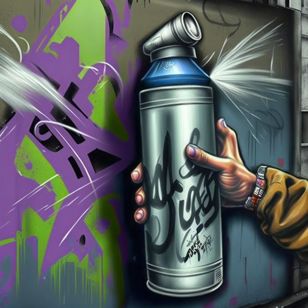 Artistic representation of 'Big Spraycan', the graff... | OpenArt