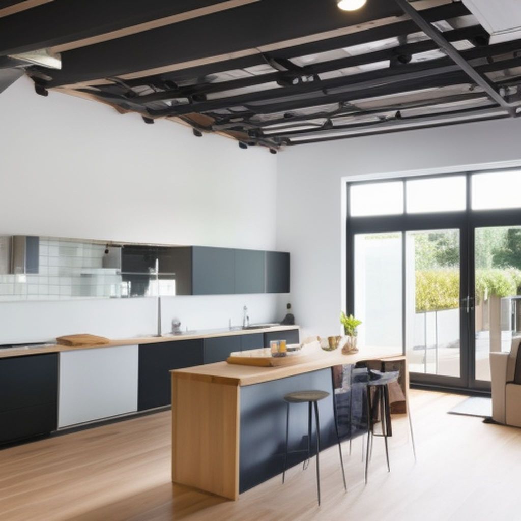 Interior design study kitchen