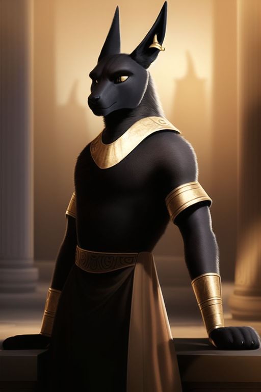 anubis, realistic, detailed fur | OpenArt
