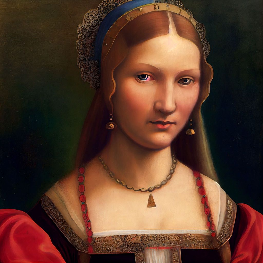 a pretty woman ,Leonardo da Vinci painting art | OpenArt
