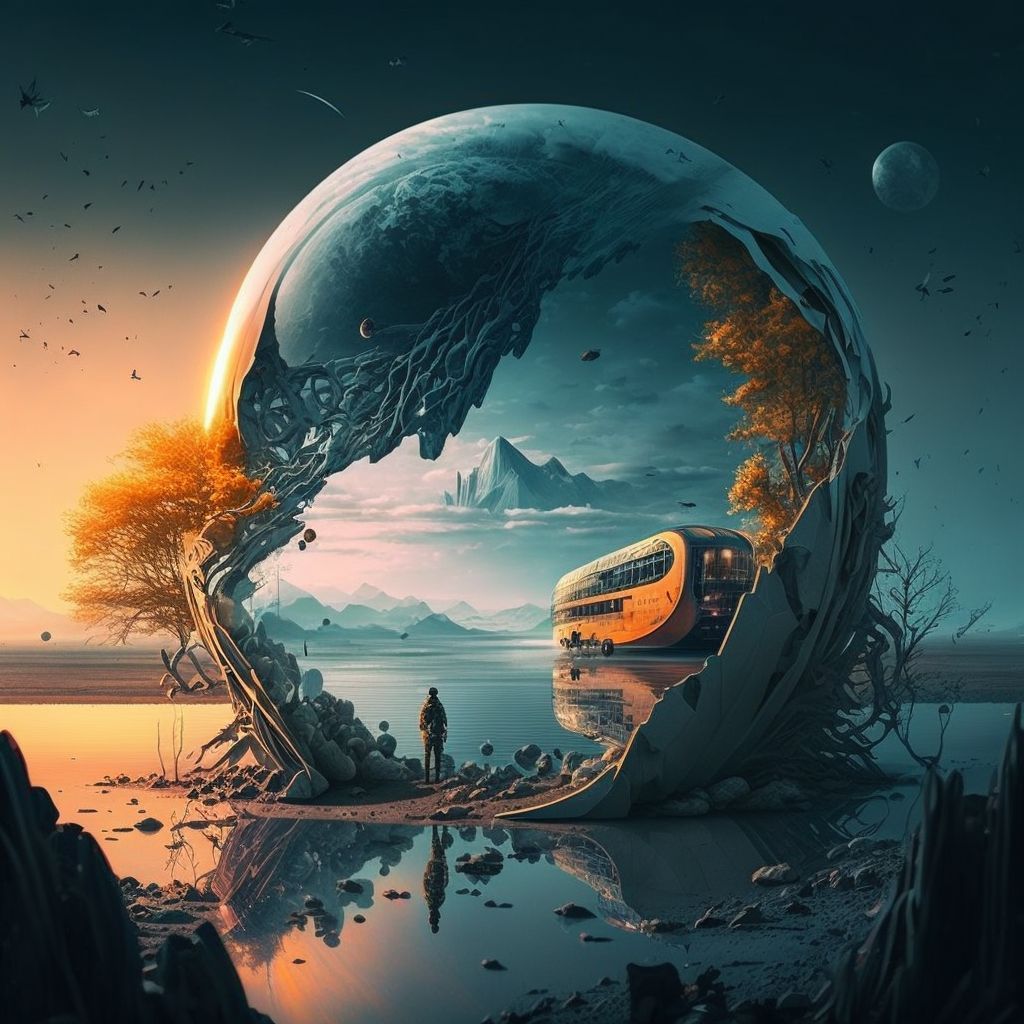 vector dreams, surrealism, 3d paper art | OpenArt