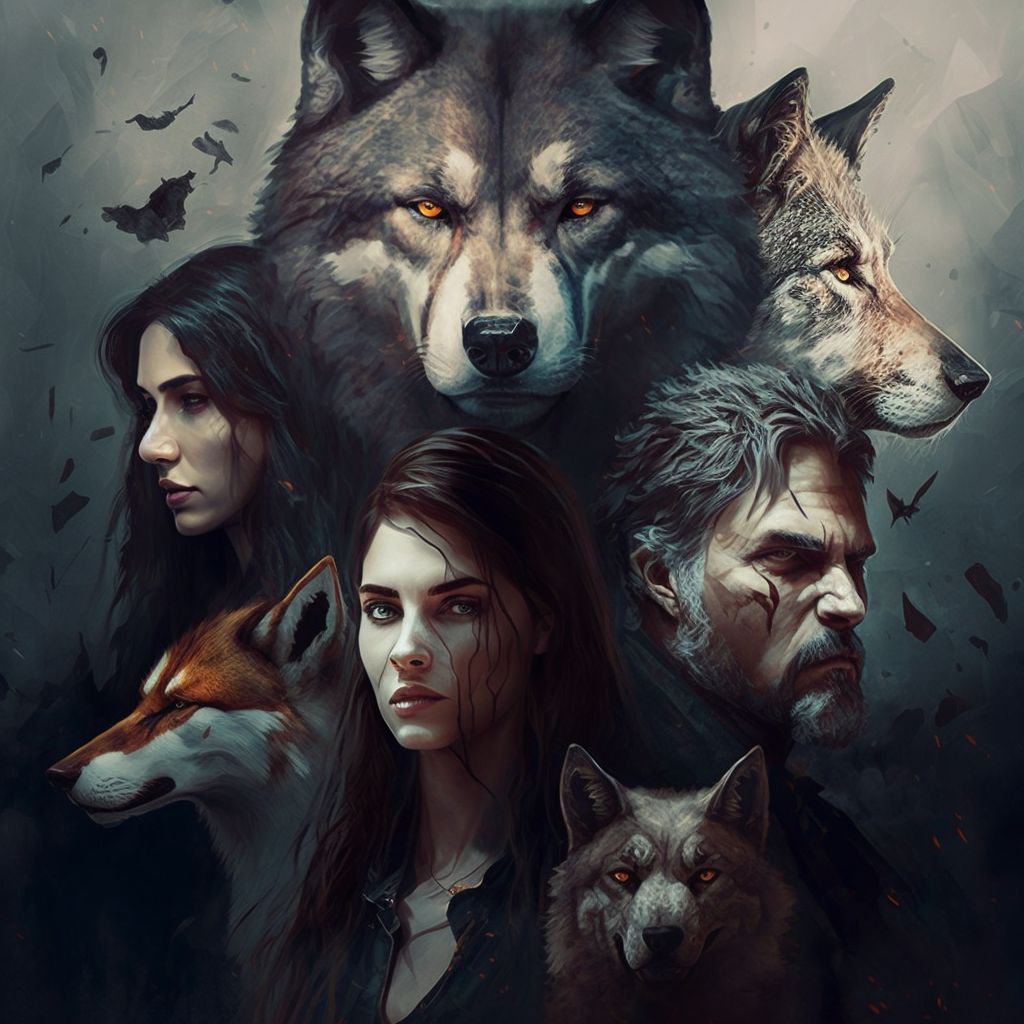 wolf pack of humans | OpenArt