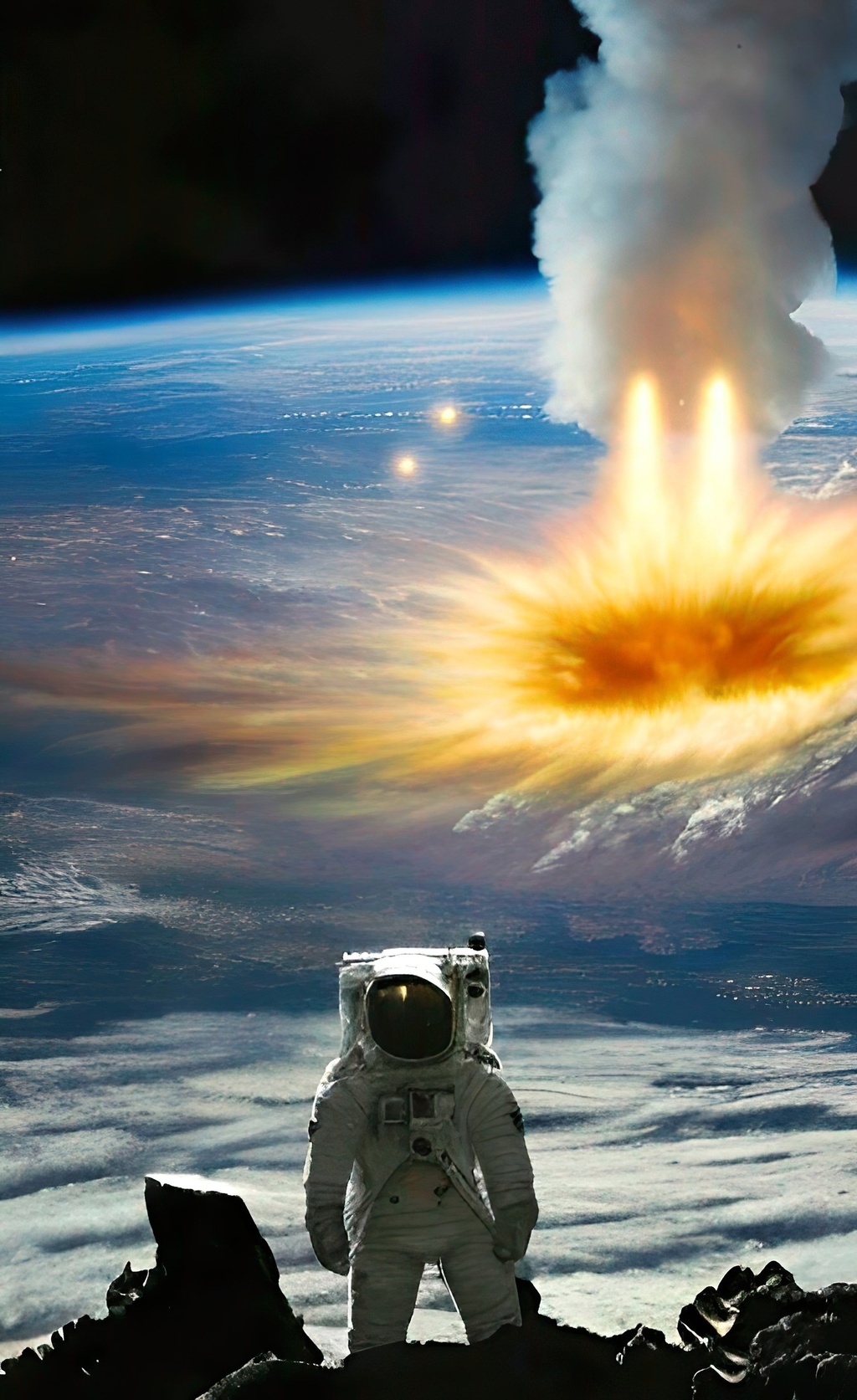 explosion destroying the world | OpenArt