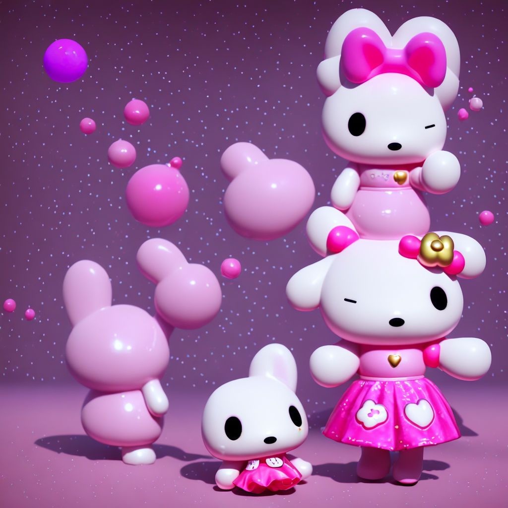 Hello kitty fan art | OpenArt