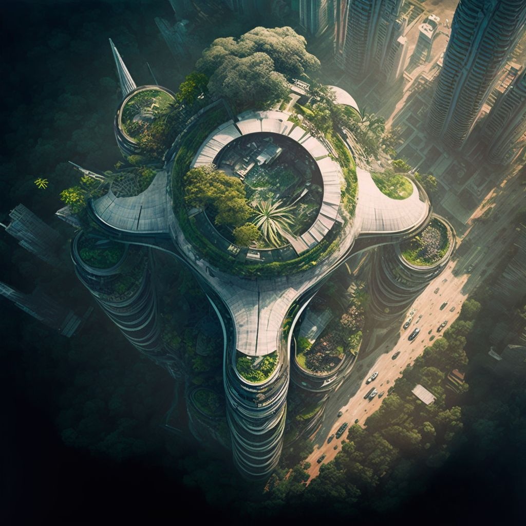 Solar Punk Tower OpenArt