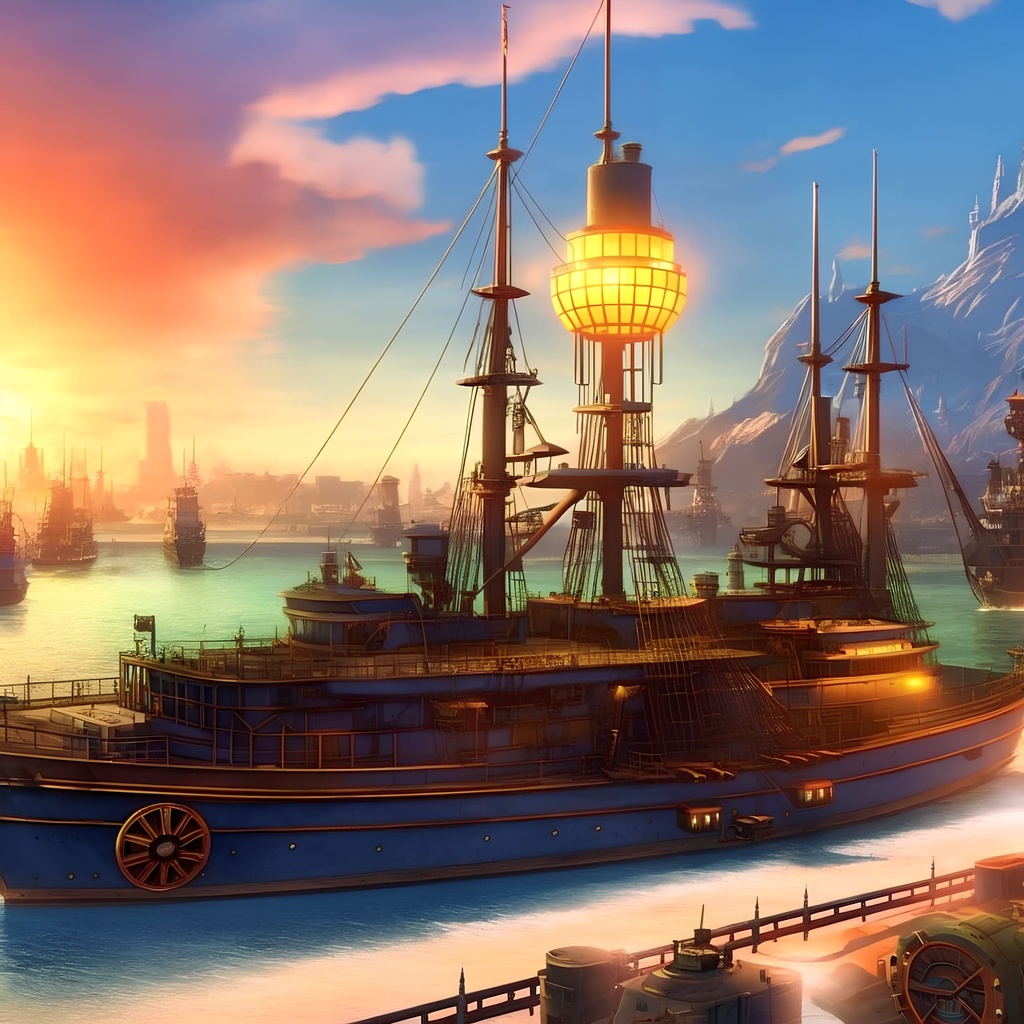 Steampunk Ship | OpenArt