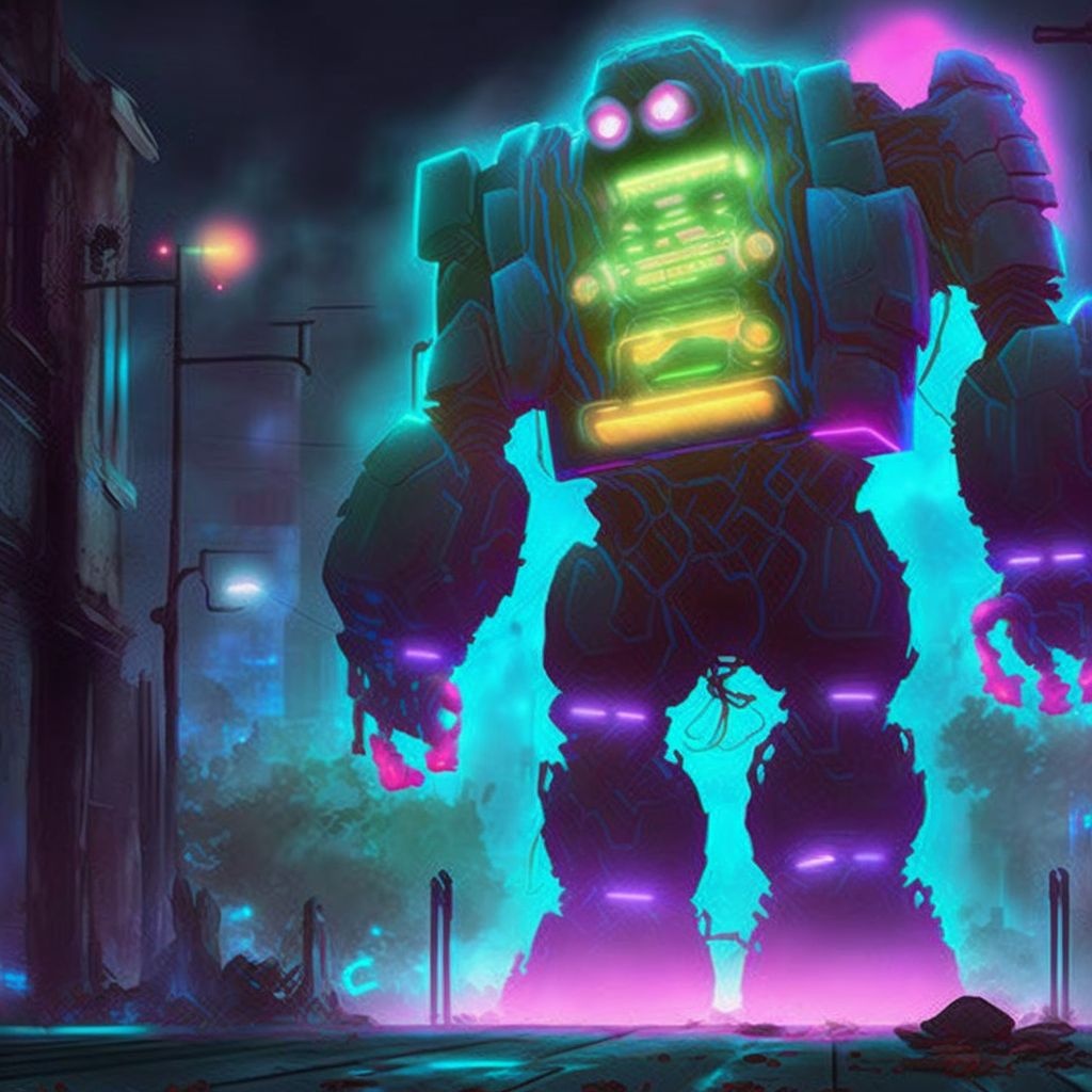 Neon Giant | OpenArt