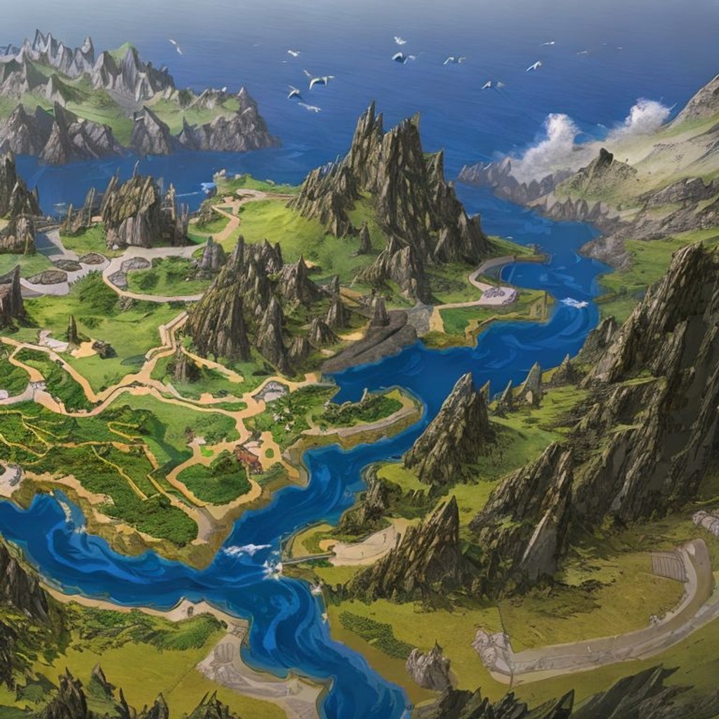 Fantasy Map 1 | OpenArt