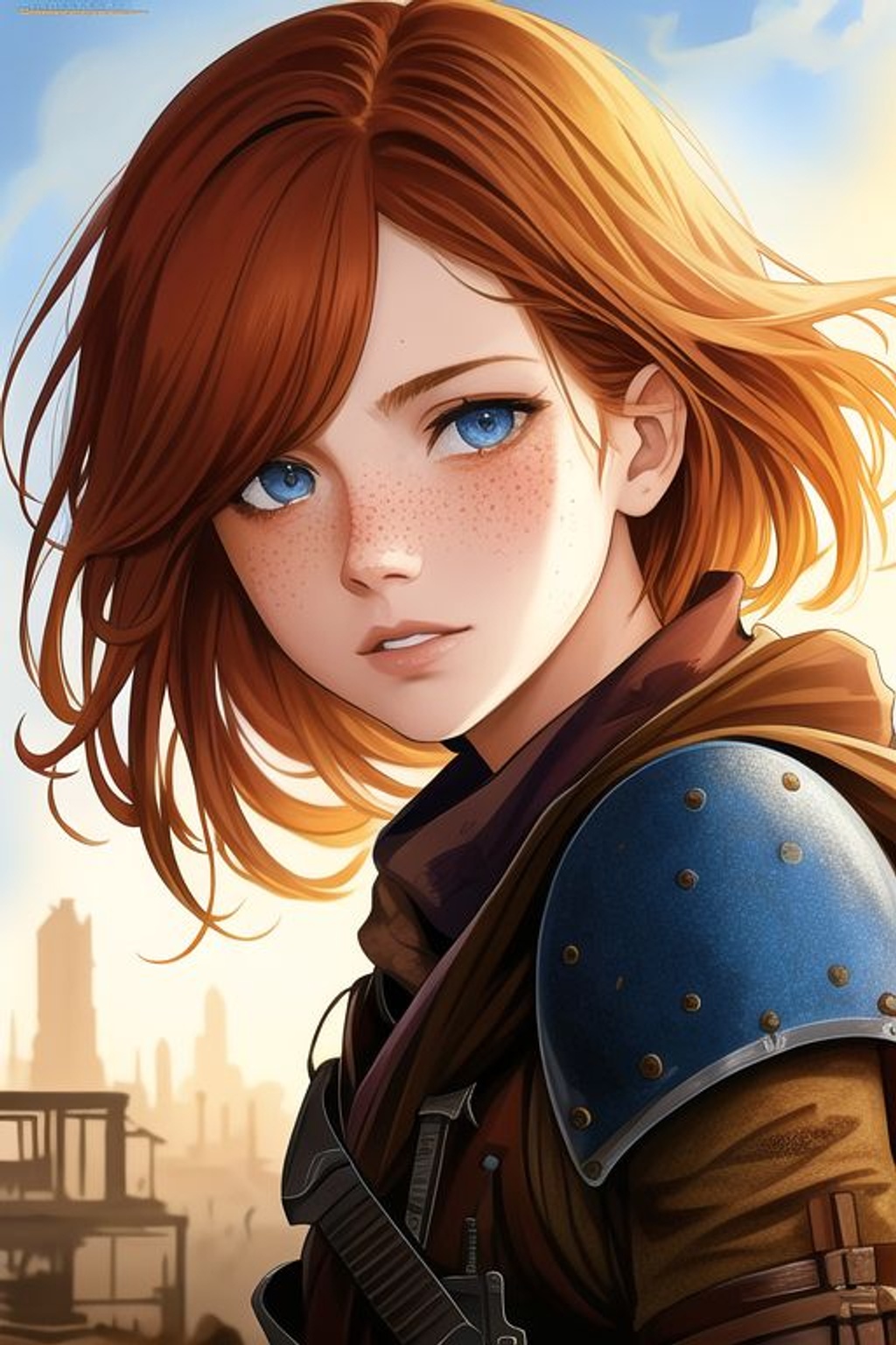 SamDoesArt, a girl, angular face, detailed face, dir... | OpenArt