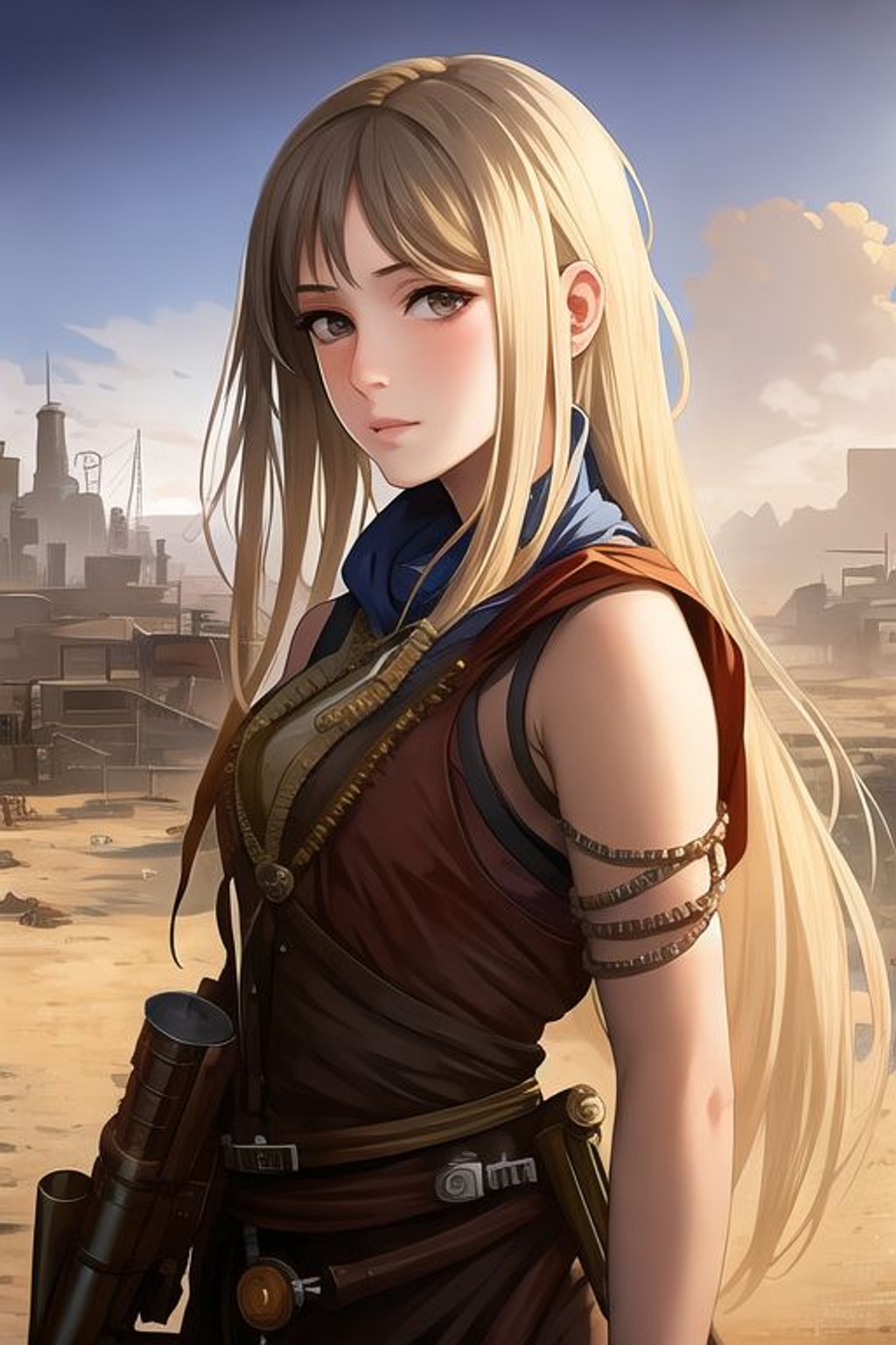 SamDoesArt, a girl, angular face, detailed face, dir... | OpenArt