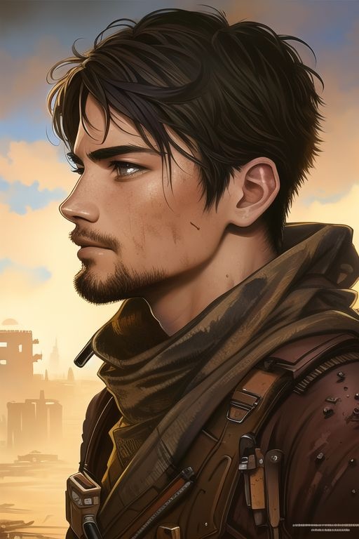 SamDoesArt, a man, manly, square face, detailed fac... | OpenArt